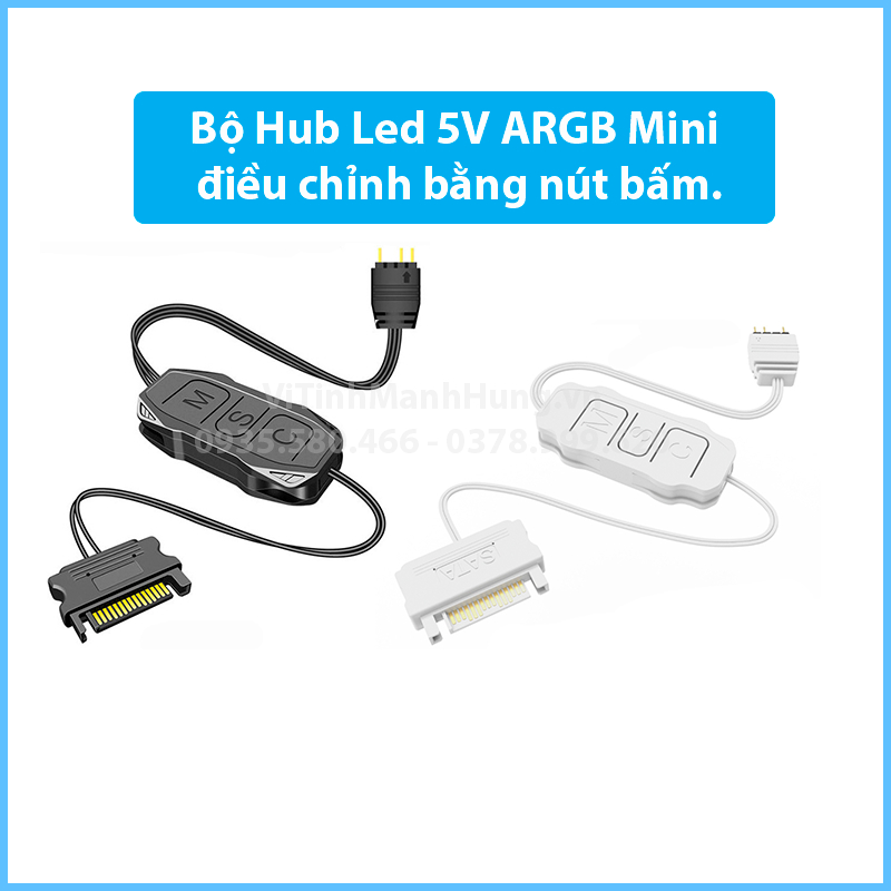 Bộ Hub Led 5V ARGB Mini, điều chỉnh bằng nút bấm. | Shopee Việt Nam