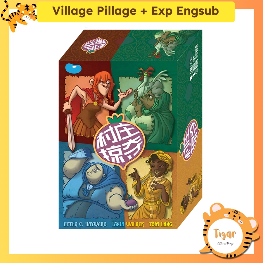 [Luật Việt] Boardgame Village Pillage + Exp Surf & Turf Engsub | Shopee ...