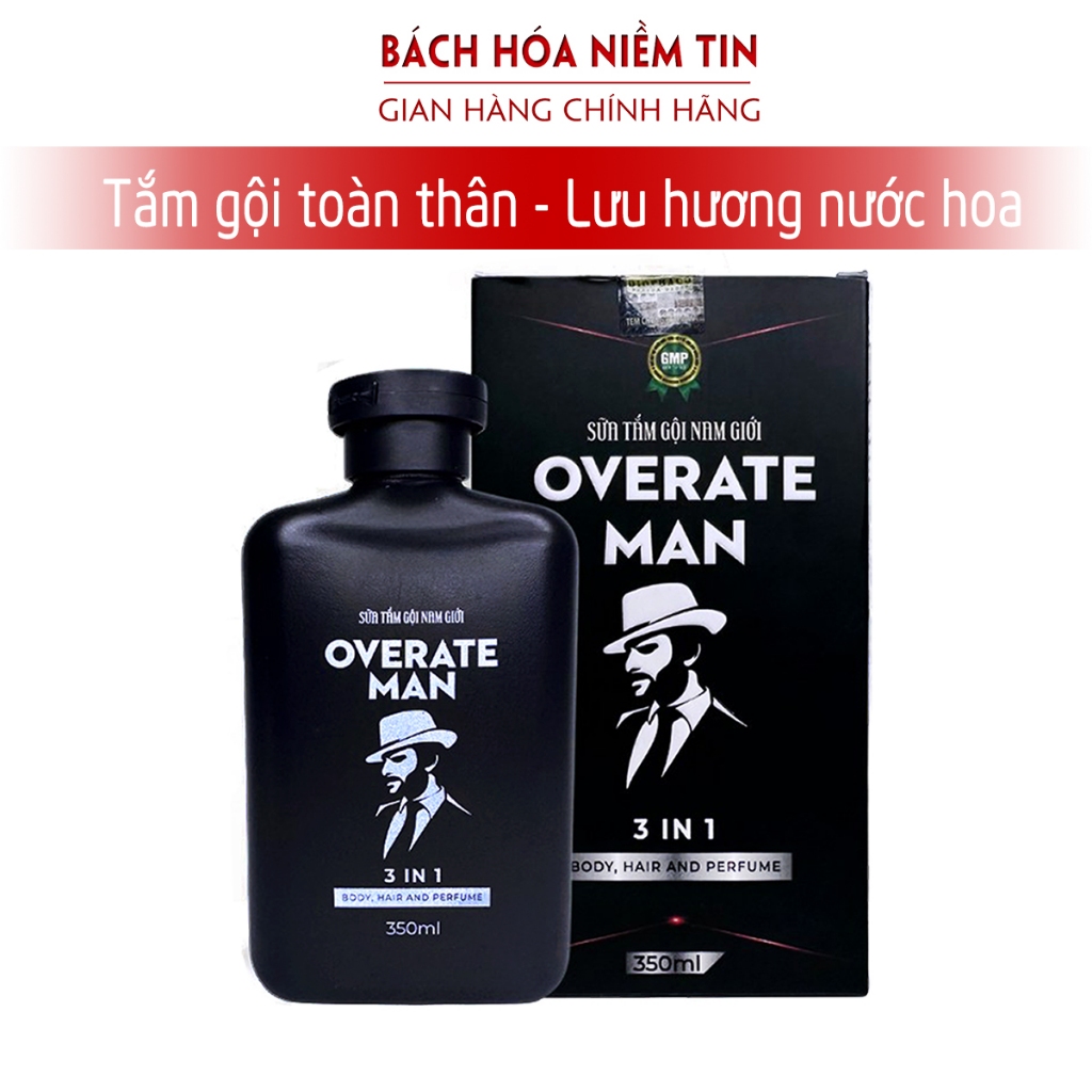 Sữa tắm gội Overate man - giúp loại bỏ gầu, giảm nấm ngứa hiệu quả ...