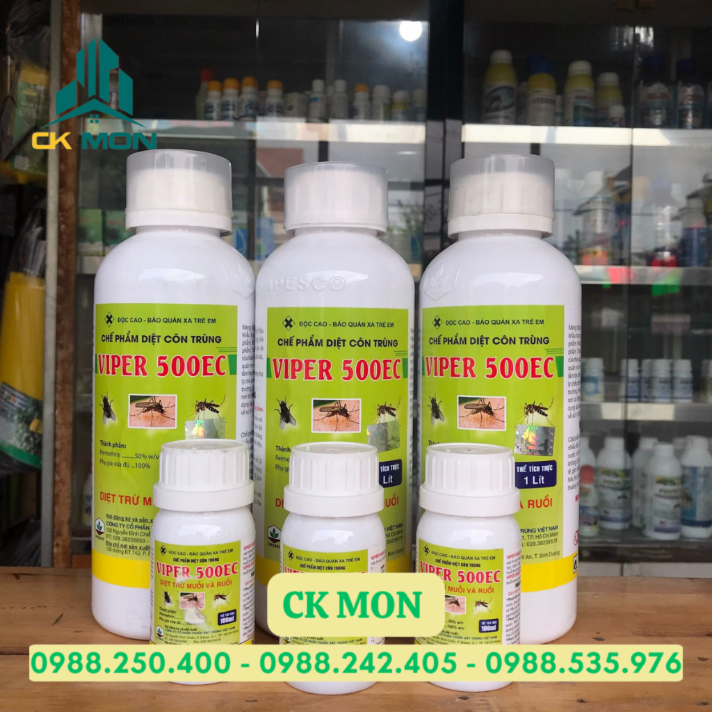 Thuốc diệt muỗi và côn trùng Viper 500EC chai 1L | Shopee Việt Nam