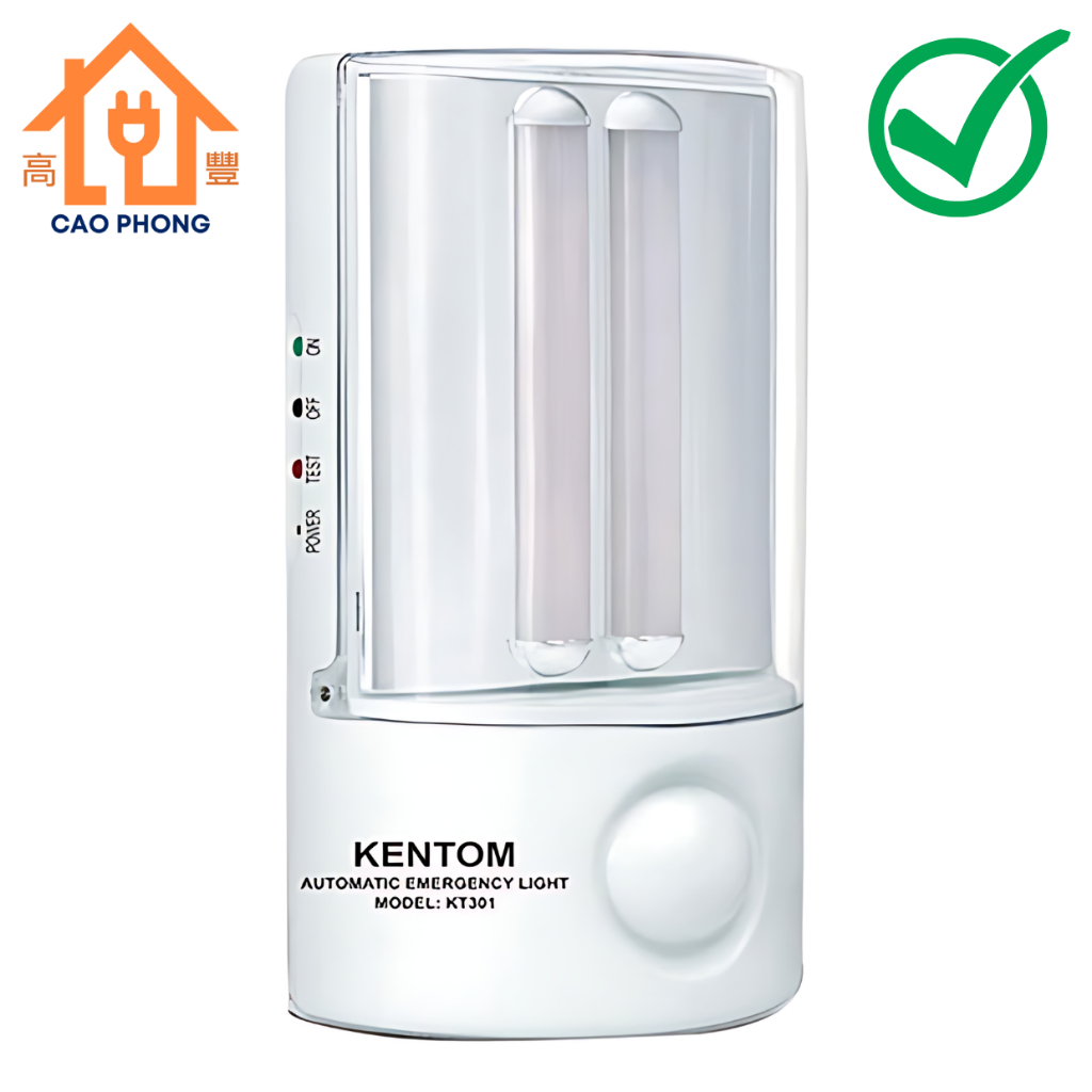 Đèn sạc khẩn cấp KT 301 Kentom - Đèn sạc chiếu sáng khẩn cấp. Hàng Kentom chính hãng ...
