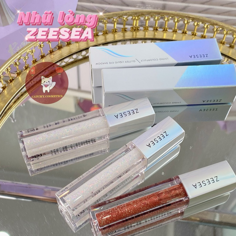 [ZEEZEA] Nhũ Trang Điểm Mắt ZEESEA Dạng Lỏng, Lấp Lánh và Lâu trôi | Shopee Việt Nam