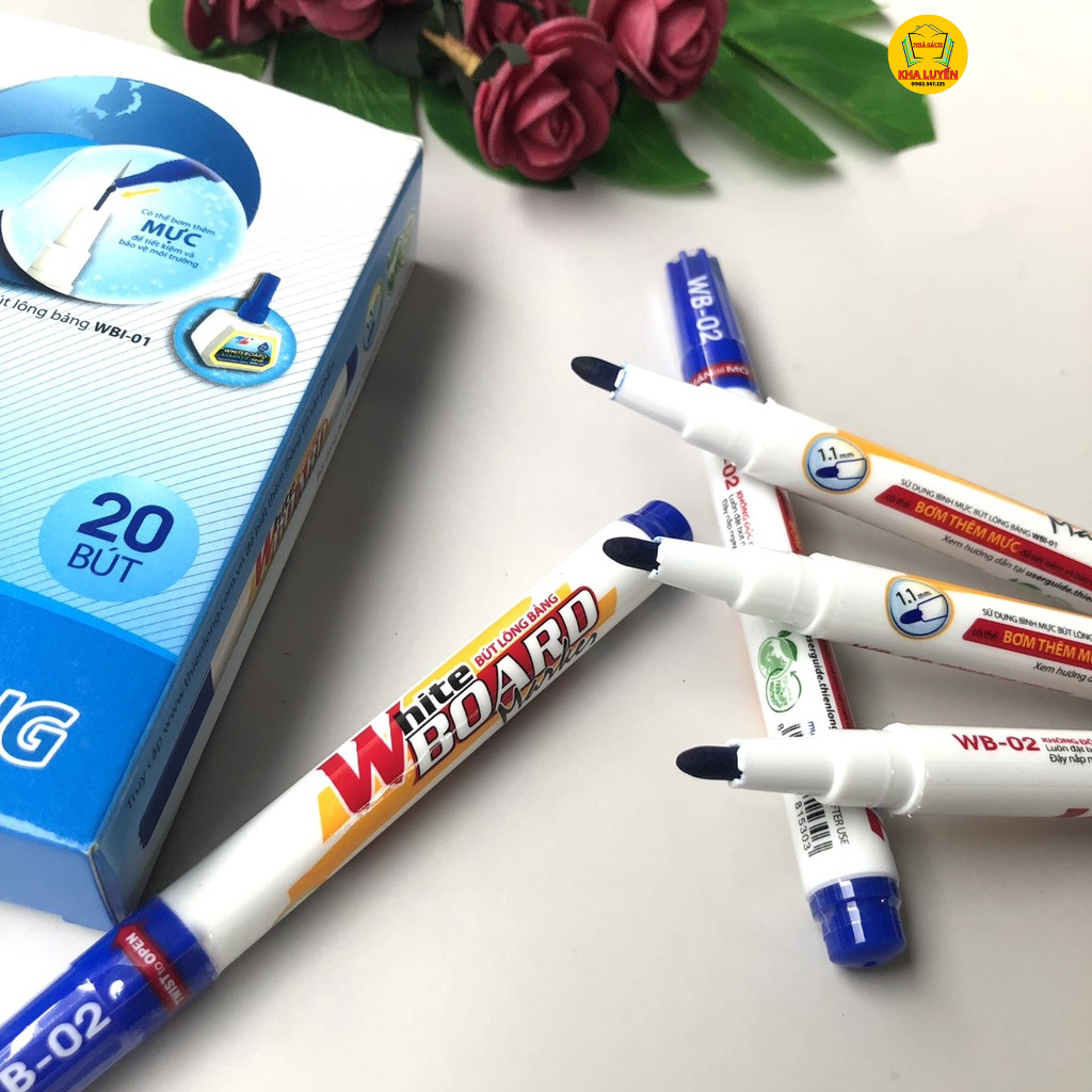 Bút Lông Viết Bảng Nhỏ Thiên Long WB02 Dễ Xóa- Bút Dạ Viết Bảng Trắng An Toàn Không Độc Hại ...