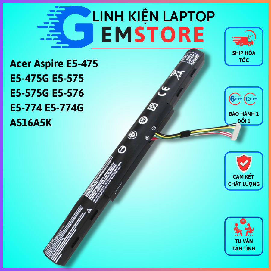 PIN ZIN Acer Aspire E5-475 E5-475G E5-575 E5-575G E5-576 E5-774 E5-774G ...