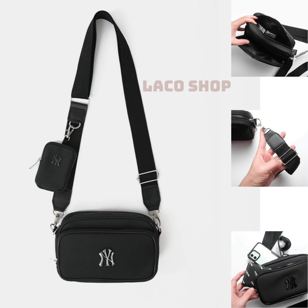 Túi Đeo Nam MLB Size 20*14*7 ,Túi Đeo Chéo NY Nam Nữ Thời Trang Cao Cấp Vải Da Chống Nước Hot ...