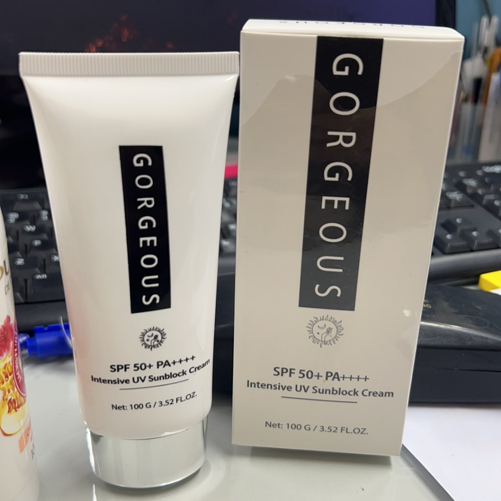 Kem chống nắng Múi Xù THE GORGEOUS 100ml- bảo vệ da với SPF 50+ PA++++ | Shopee Việt Nam