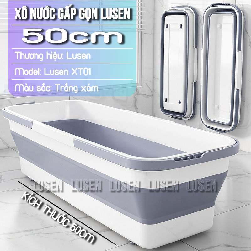 Xô đựng nước gấp gọn đa năng Lusen XT01, thiết kế thông minh vệ sinh ...