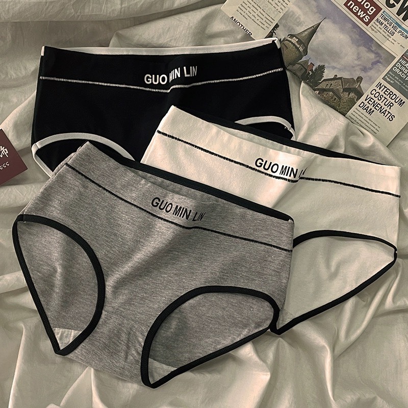 Quần Lót Nữ Cạp Cao Chất Cotton Mềm Mại Cao Cấp Chữ Gou Min Lin 505 ...