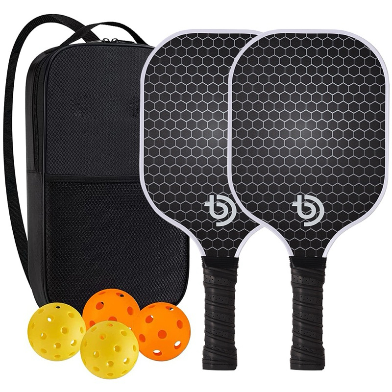 Combo 2 vợt pickleball Paddles siêu nhẹ tặng kèm túi đựng và 2 bóng ...