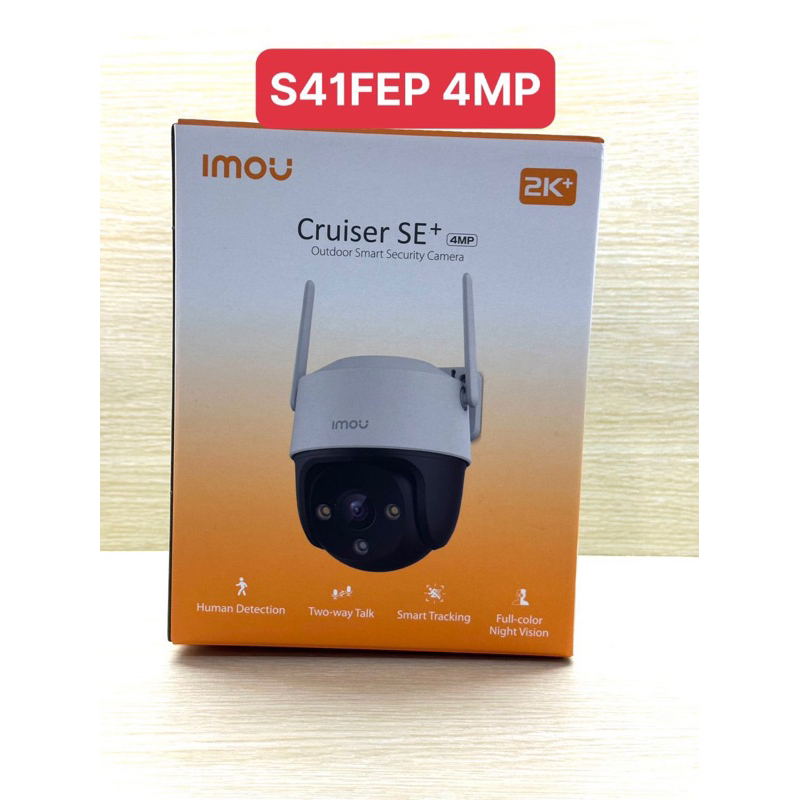 Camera IP WIFI ngoài trời xoay Imou Cruiser SE, S41FEP 4MP | Shopee ...