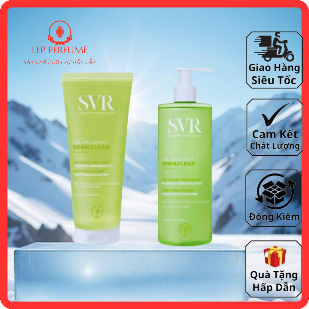 Sữa Rửa Mặt SVR Cho Da Dầu Mụn - SVR Sebiaclear Gel Moussant 55ml-200ml ...