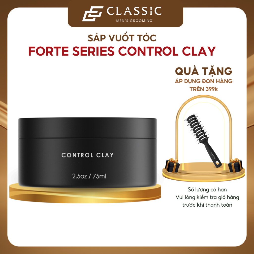 Sáp Vuốt Tóc Forte Series Control Clay 75ml | Shopee Việt Nam