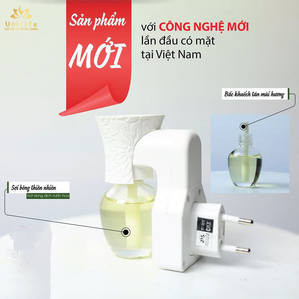 Máy khuếch tán tinh dầu UNILIFE - Bộ 8 mùi cơ bản. | Shopee Việt Nam