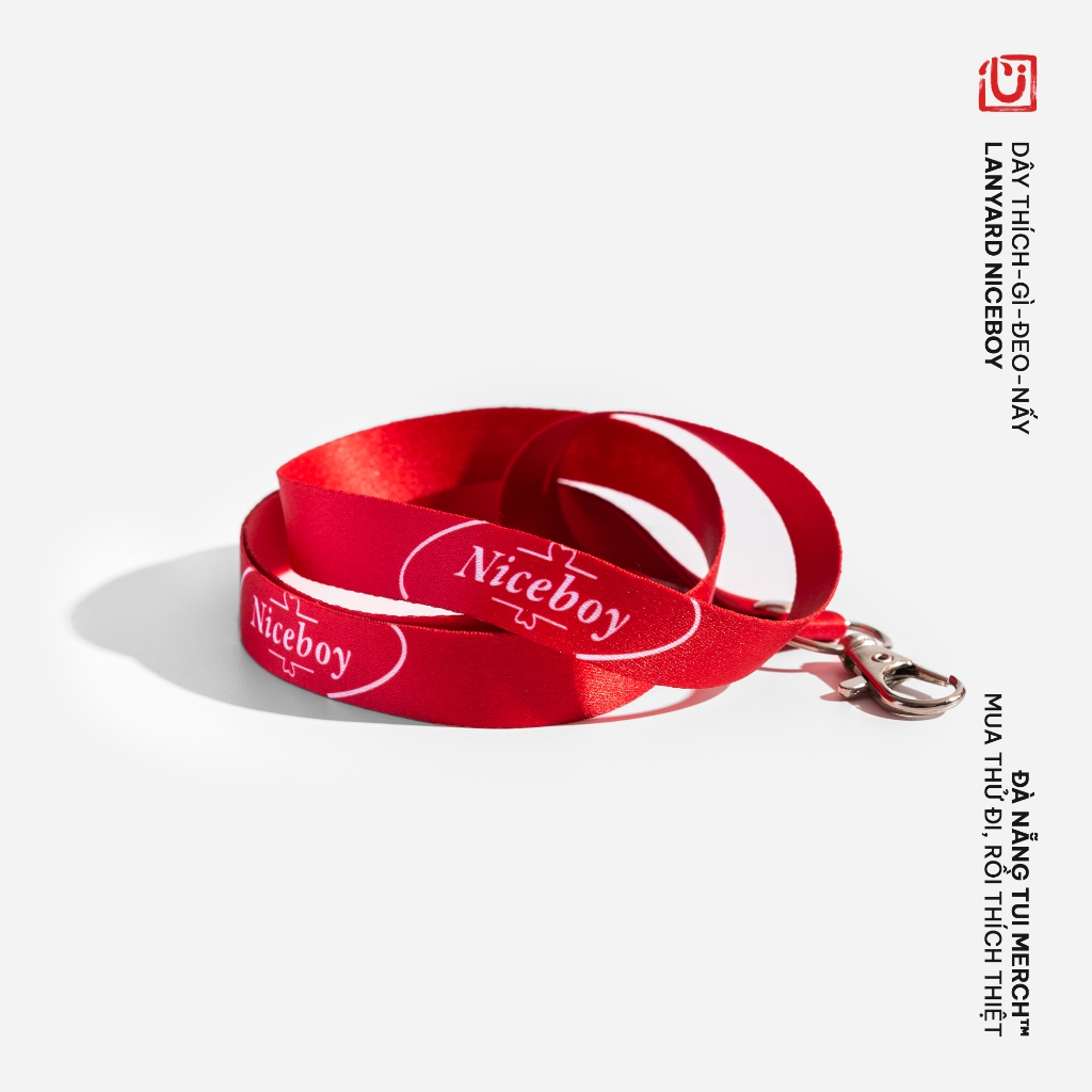 Lanyard “Niceboy” Đà Nẵng Tui | Dây Đeo Thẻ Tên, Phụ Kiện Tự Thiết Kế ...