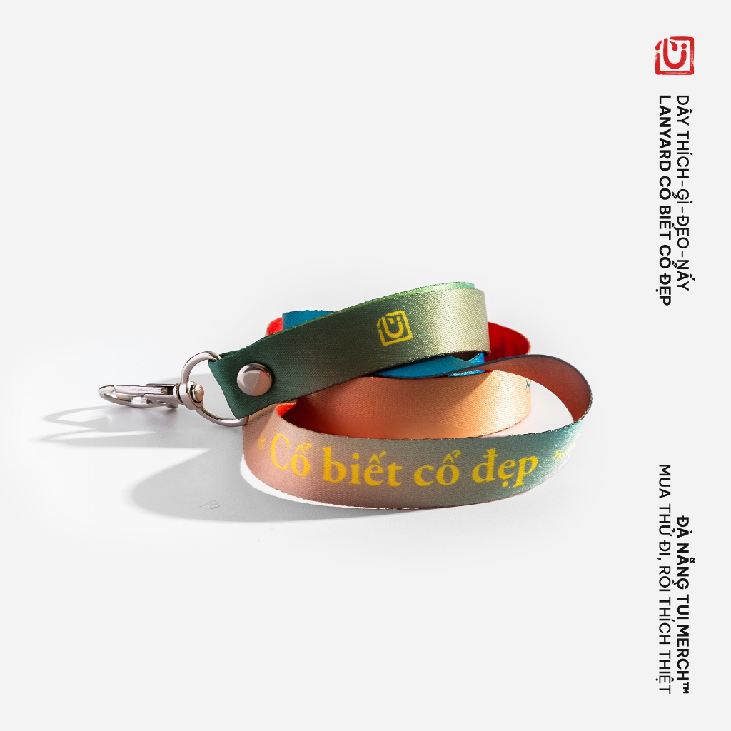 Lanyard “Cổ Biết Cổ Đẹp” Đà Nẵng Tui | Dây Đeo Thẻ Tên, Phụ Kiện Tự ...
