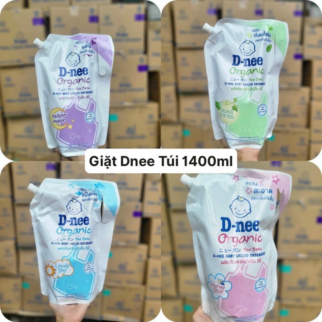 Nước giặt Dnee Cho Bé Thái Lan Chính Hãng Túi 1400ml-Đủ Màu | Shopee ...