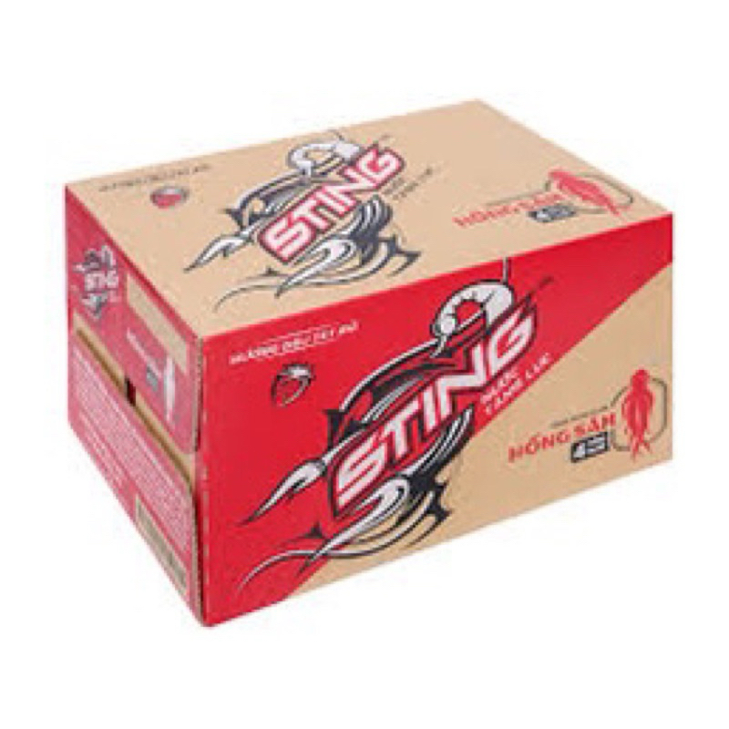 Nước tăng lực Sting dâu tây pet 330ml | Shopee Việt Nam