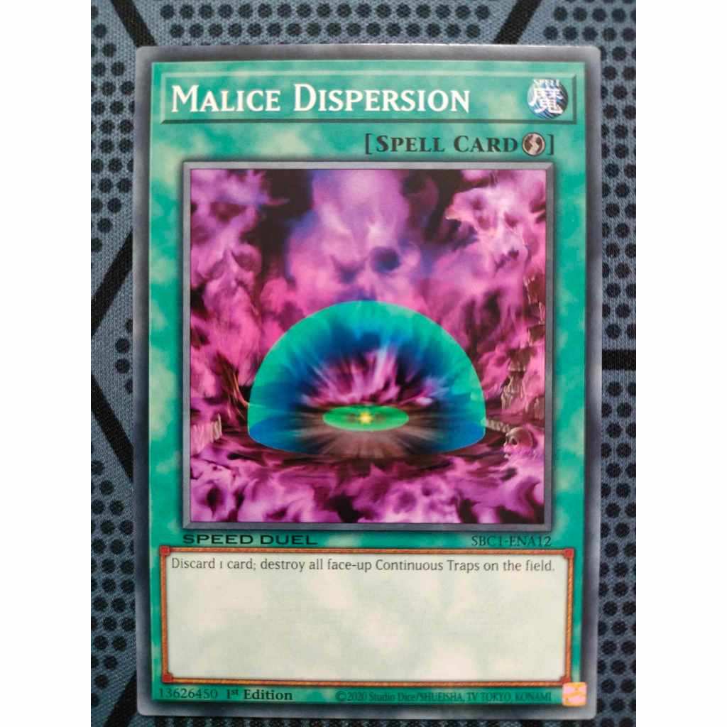 Bài yugioh speed duel - Malice Dispersion - SBC1-ENA12 - Common 1st ...