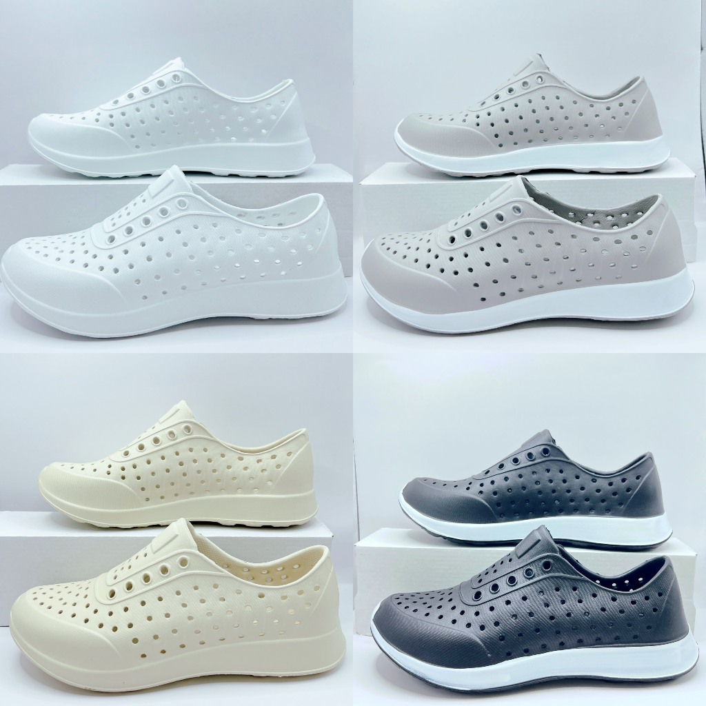 Giày Nam Nữ Giày nhựa đi mưa WNC Native 2023 đi mưa, đi biển, du lịch ...