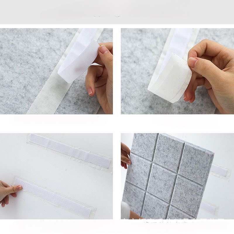 Bảng ghim nỉ dán tường 30x30 cm - bảng ghi chú nhiều màu - tặng kèm ...