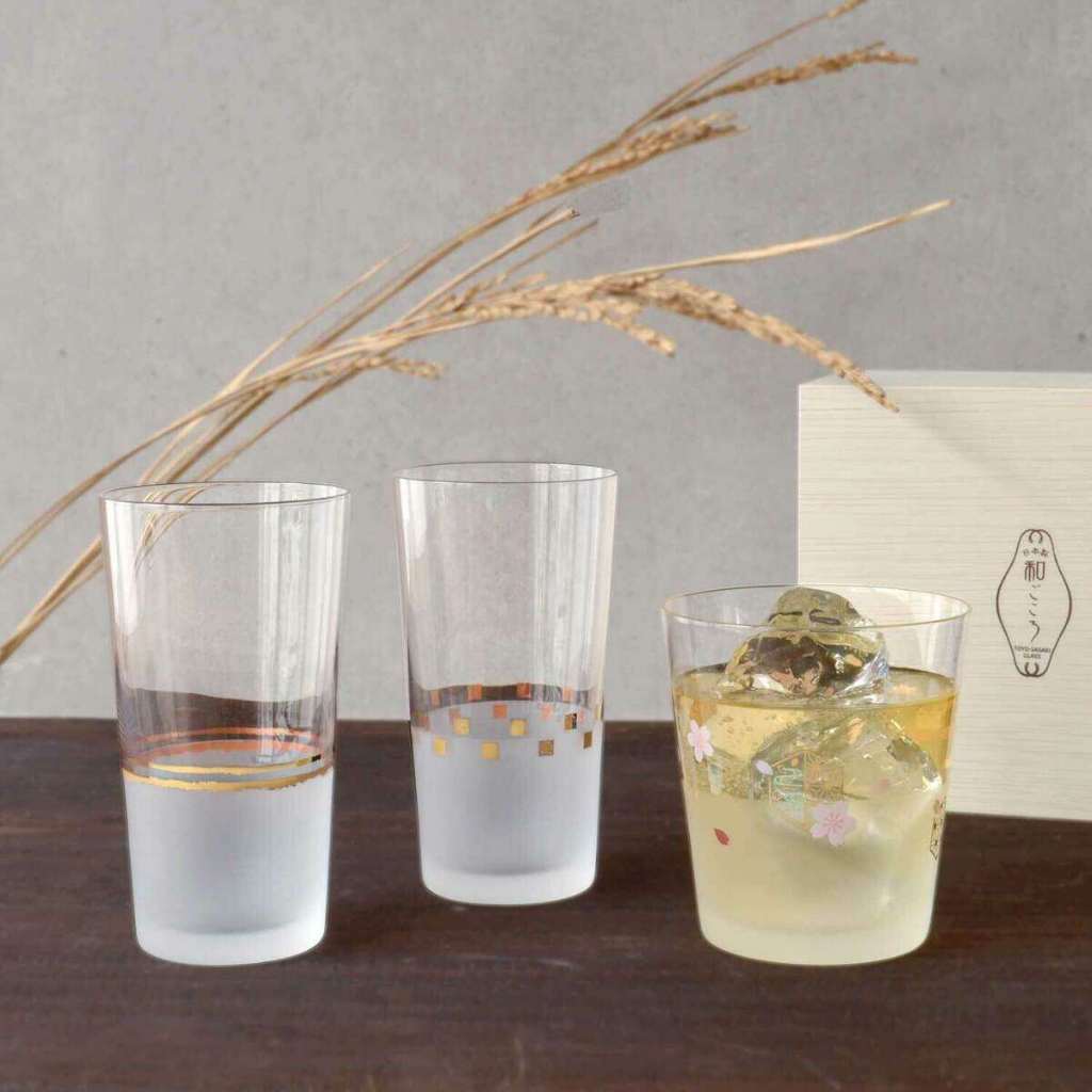 Ly thủy tinh Toyo Sasaki Glassware Tumbler WAGOKORO Tumbler Set gồm 2 dung tích: 240ml & 285ml ...
