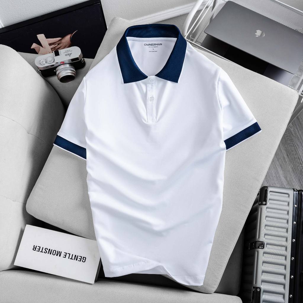 Áo polo nam OWNERMAN M6 basic áo phông thun nam áo cộc tay form slim ...