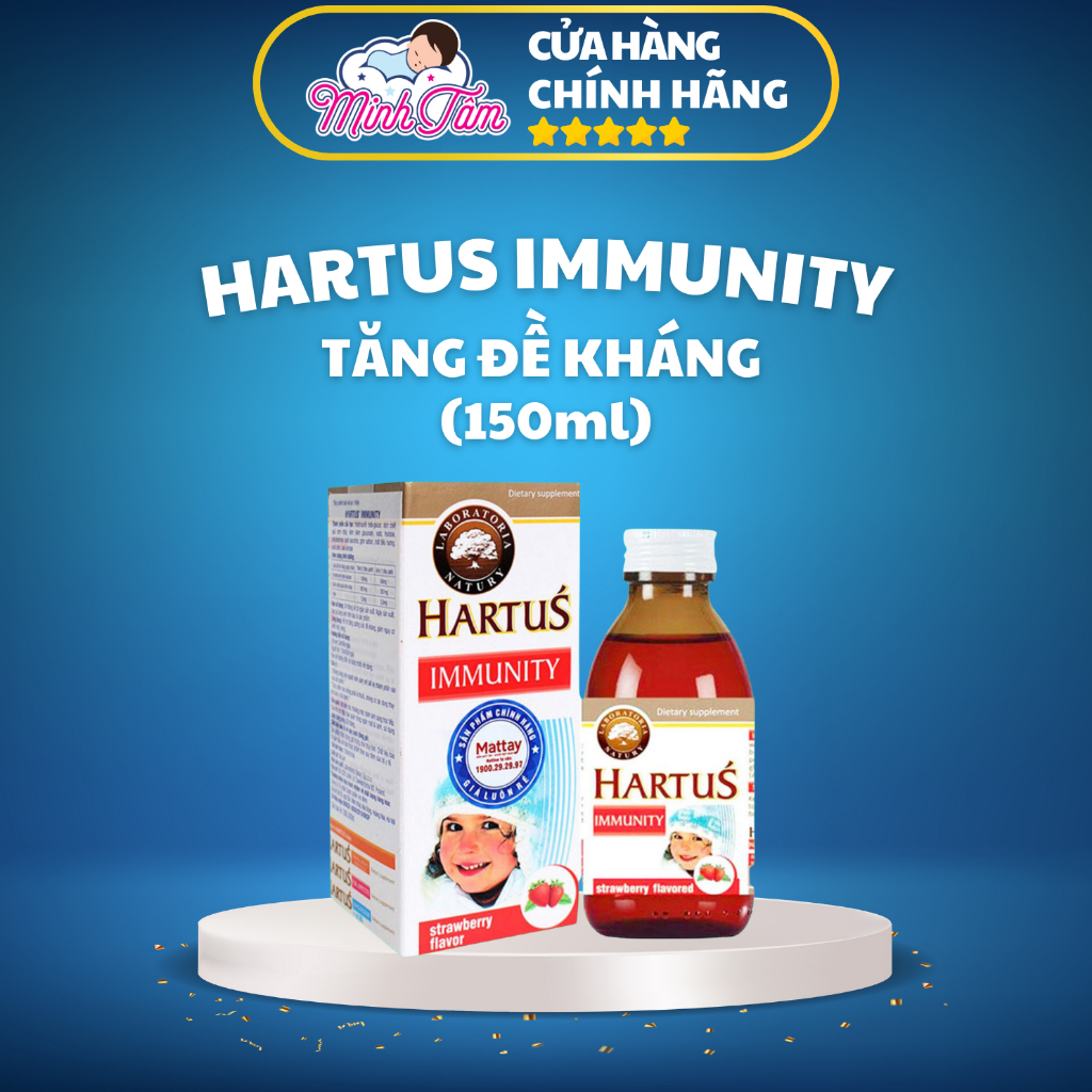 Siro Hartus Immunity 150ml - Tăng sức đề kháng cho bé, hỗ trợ miễn dịch ...