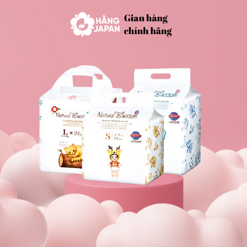 Bỉm Natural Blossom Bỉm Dán Quần Hàn Quốc đủ tất cả size | Shopee Việt Nam