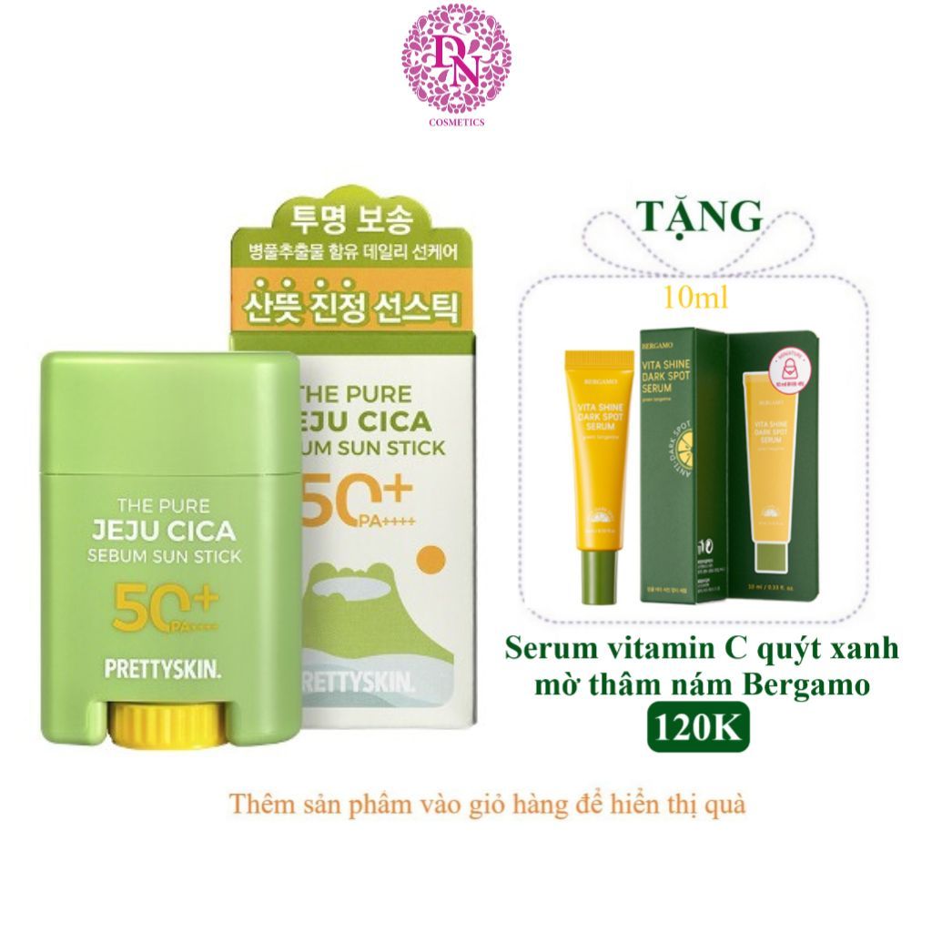 Kem Chống Nắng Rau Má Pretty Skin The Pure Jeju Cica Sebum Sun Stick ...