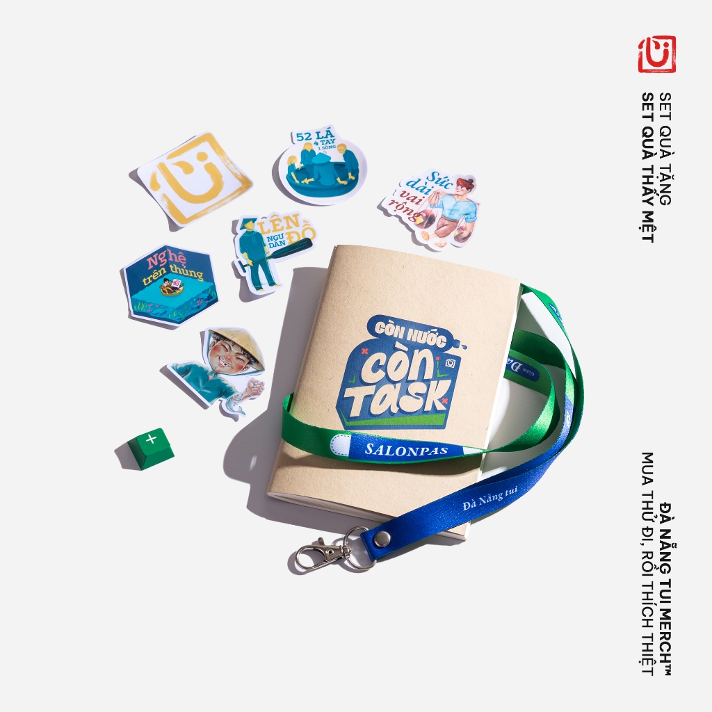 Set “Bôn Ba” Đà Nẵng Tui | Bộ Quà Tặng Kỉ Niệm Kèm Hộp Gồm Sổ Tay ...