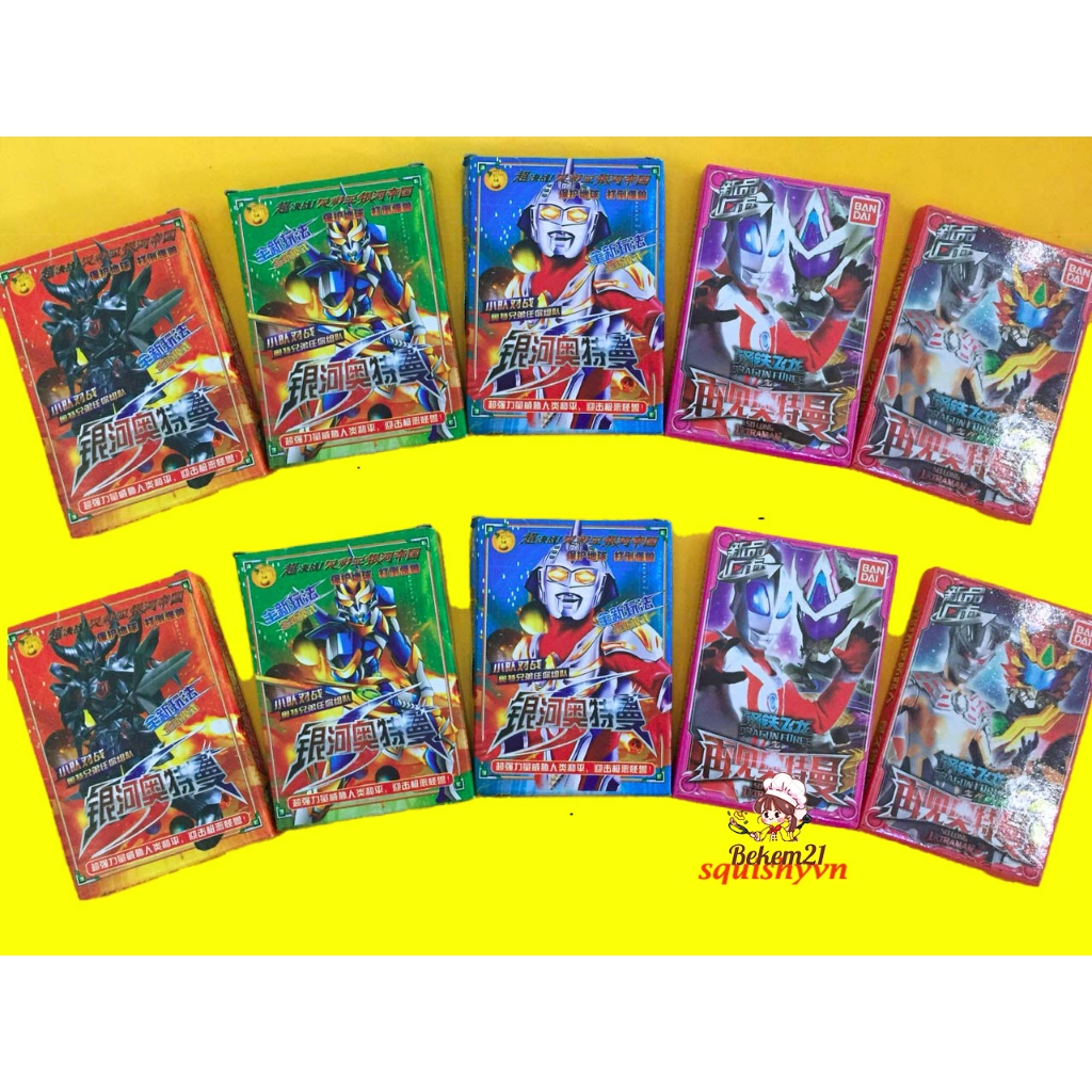 Bộ Thẻ Bài Ultraman Phiên Bản 252 LÁ Bullets Phiên Bản Glory Edition 21 ...