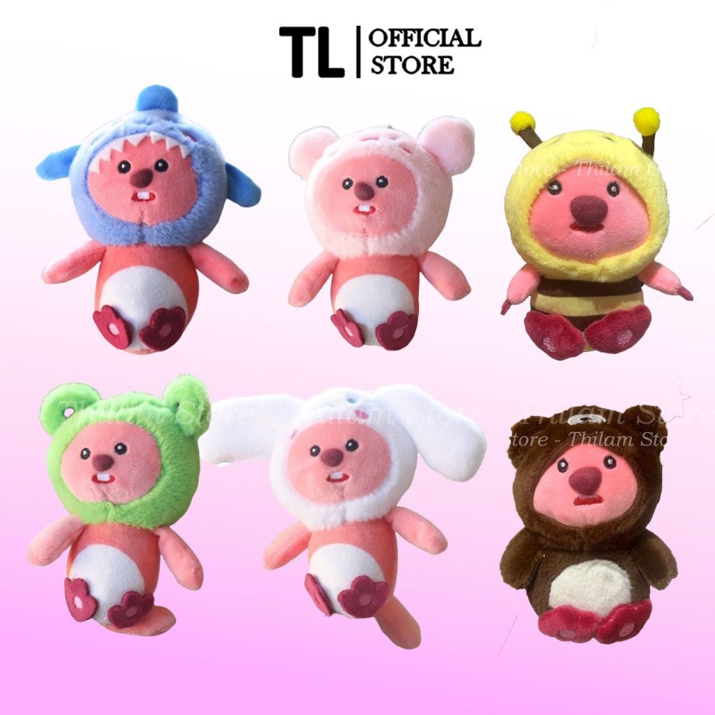 Móc Khóa Hải Ly Loopy Đáng Yêu trang trí balo, túi xách dễ thương ...