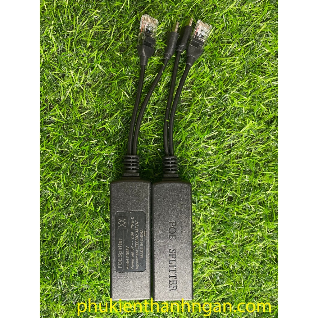 Đầu chuyển nguồn POE Splitter 5V (ĐẦU TYPE-C ) cho camera | Shopee Việt Nam