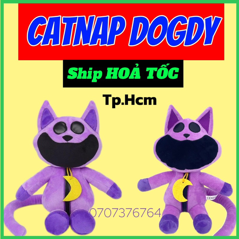 CÓ SẴN 30cm GẤU BÔNG NHÂN VẬT CATNAP DOGDY Siêu Dễ Thương Cho Bé-Lông ...