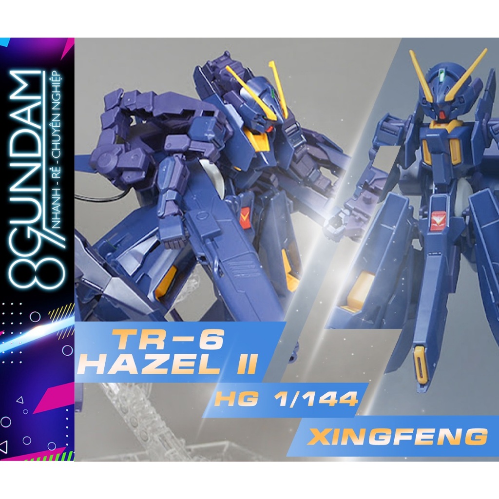 [HÀNG CÓ SẴN] Mô Hình Gundam XF-07 HG UC RX-124 Fighter TR-6 HAZEL II ...