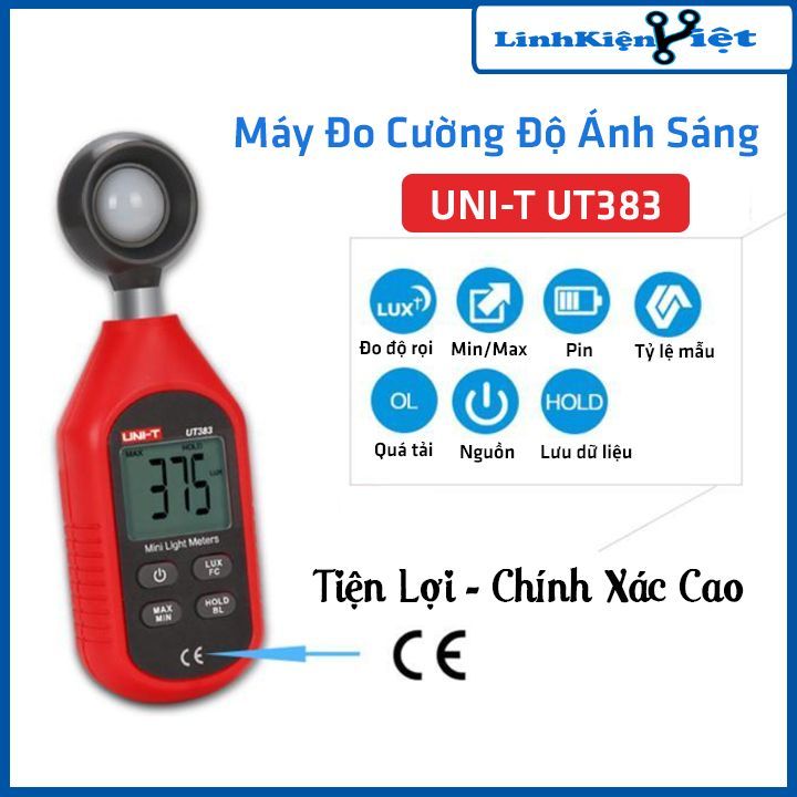 Thiết Bị Đo Cường Độ Ánh Sáng Chính Xác Cao UT383 UNI-T | Shopee Việt Nam