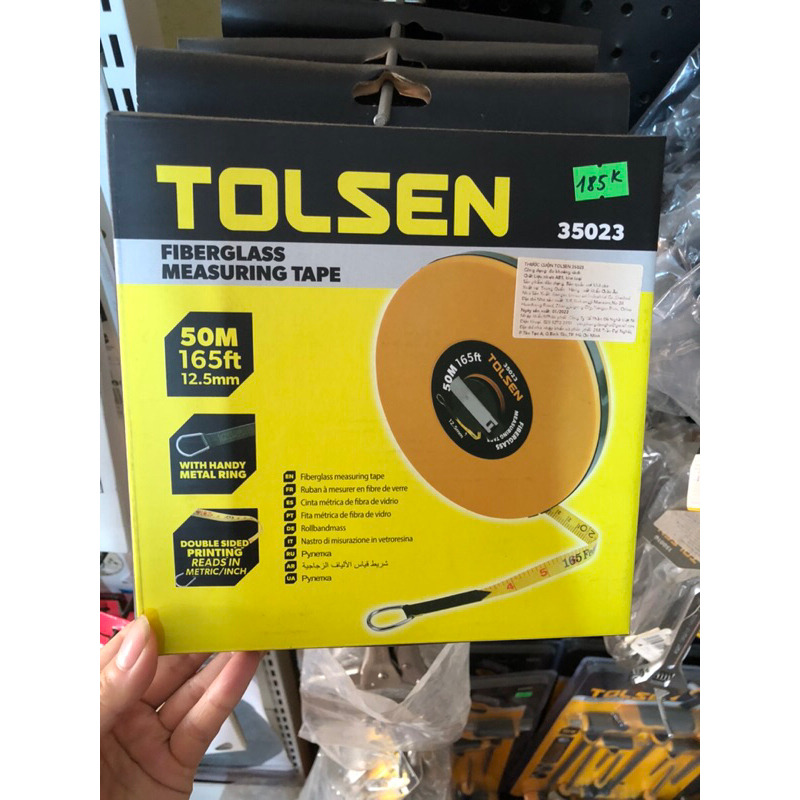 Thước cuộn Tolsen 35023 (50m) , 35022 (30m) , 35020 (20m) CHÍNH HÃNG | Shopee Việt Nam