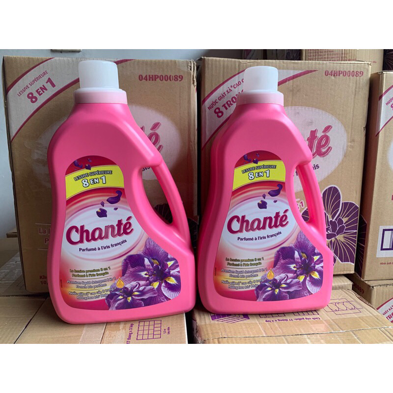 Chante nước giặt xả 8 in 1 hương hoa diên vĩ 3,4kg (mới) | Shopee Việt Nam