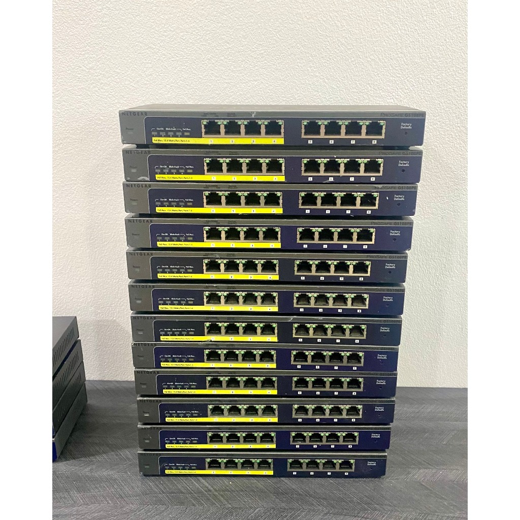 Netgear GS108PE v2 / 8 Port With 4-Ports PoE Gigabit Ethernet , Chia ...