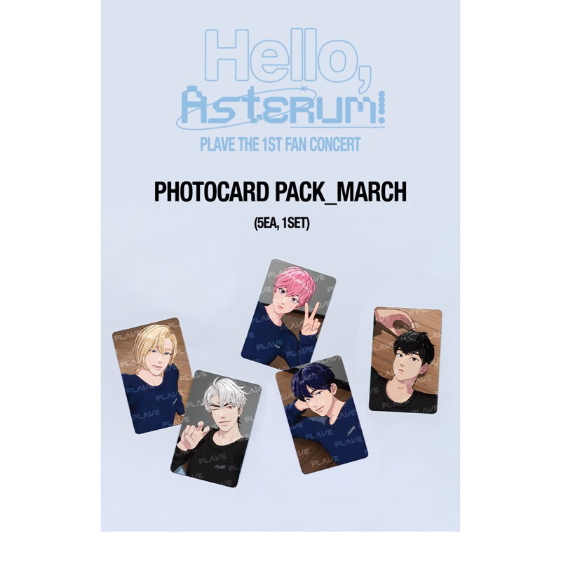 [Sẵn - ĐẶT HÀNG SAU 14H] PLAVE 1st fancon photocard pack MARCH nguyên ...
