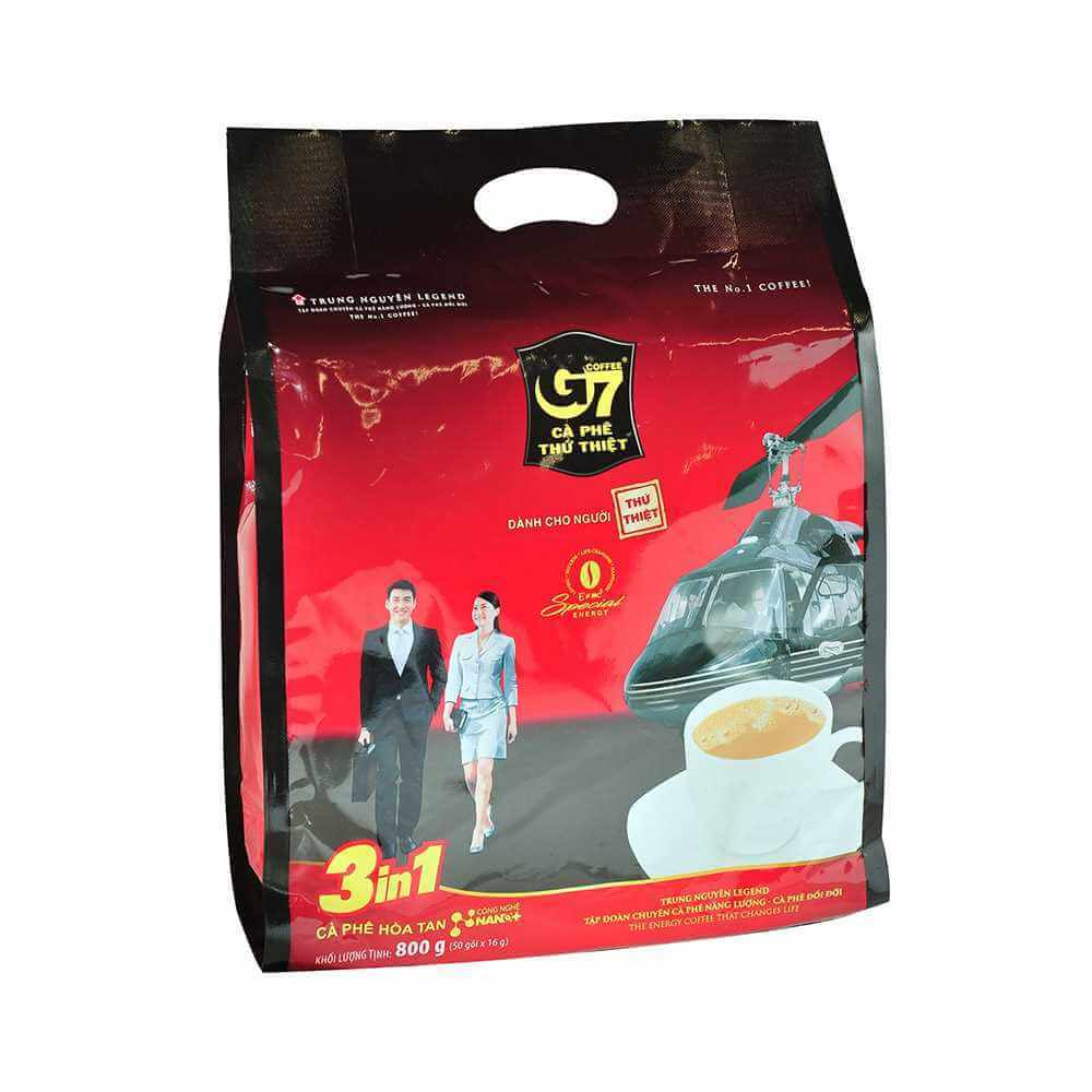 CÀ PHÊ HÒA TAN G7 3IN1 TRUNG NGUYÊN LEGEND BỊCH 50 GÓI x 16GR | Shopee Việt Nam