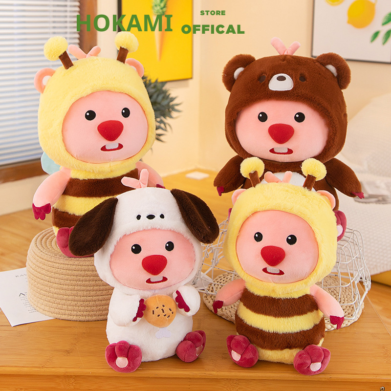 Gấu Bông Loopy Ong Cosplay Cao Cấp Hokami Thú Nhồi Bông Hải Ly | Shopee ...