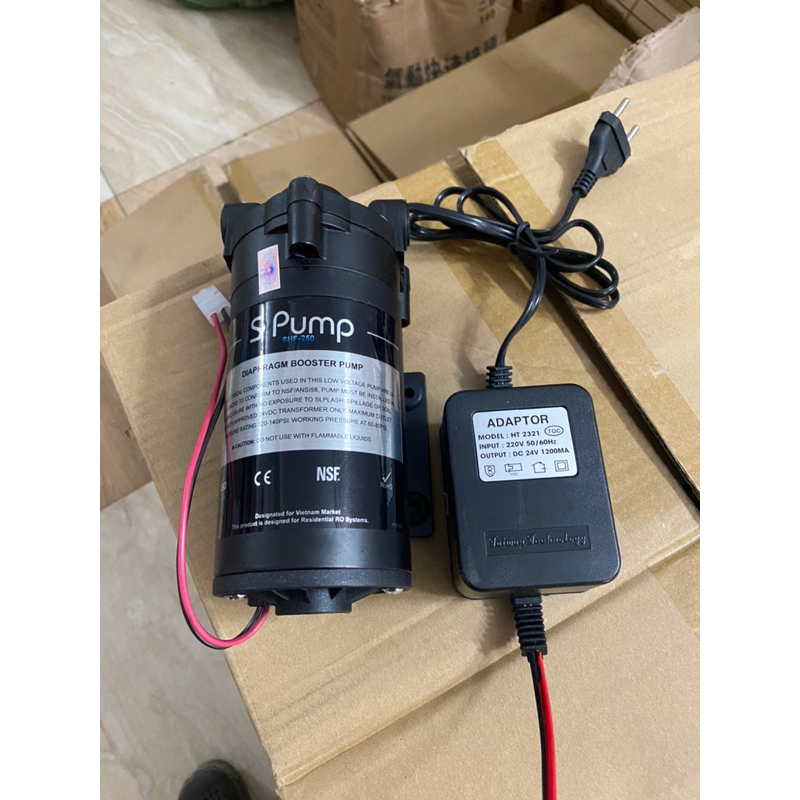 [HÀNG CHÍNH HÃNG] Bộ bơm tăng áp SPump - SHF250 24vol dùng cho máy lọc ...