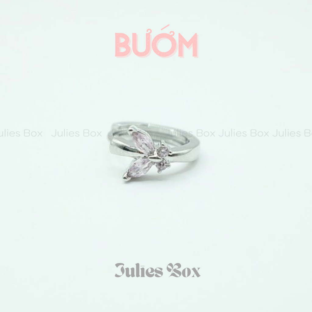 [1 CHIẾC] [BẤM] Khuyên Tai Hoop Tròn ĐÁ HỒNG Unisex Không Ngứa Nhiều ...