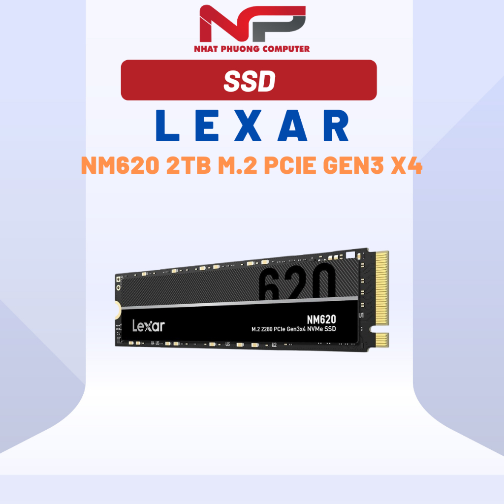 Ổ cứng SSD Lexar NM620 2TB M.2 PCIe Gen3 x4 LNM620X002T-RNNNG | Shopee ...