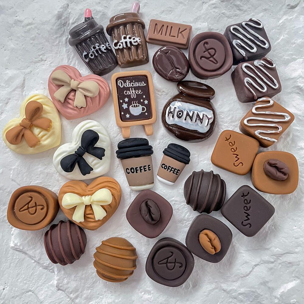 Charm Crocs, Sticker Gắn Dép, Jibbitz Chủ Đề Cafe Trang Trí DIY ...