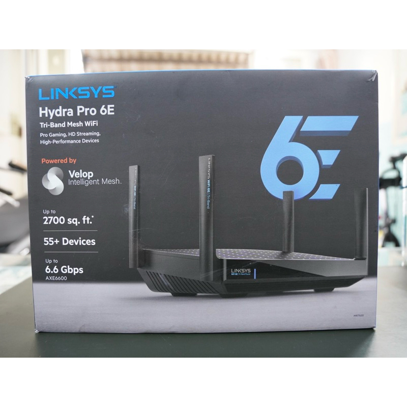 Bộ phát wifi Linksys MR7500 (Hydra Pro 6E Tri-Band AXE6600 Mesh ...