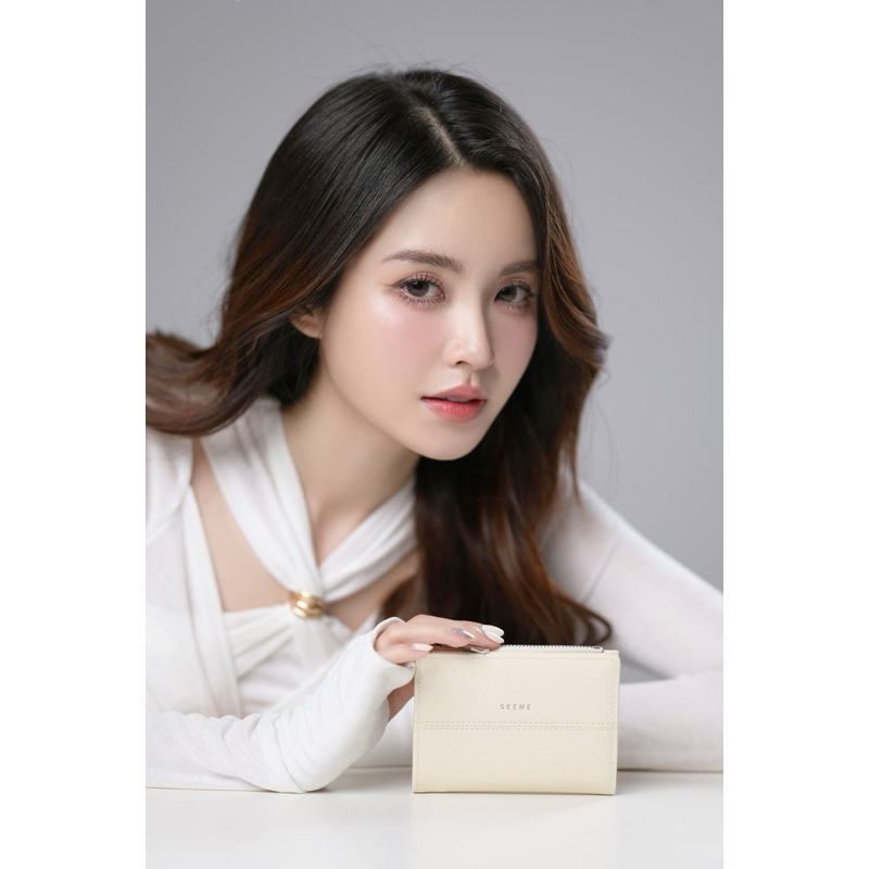 Ví đựng tiền nữ SEEME Lace Wallet dáng ngắn | Shopee Việt Nam