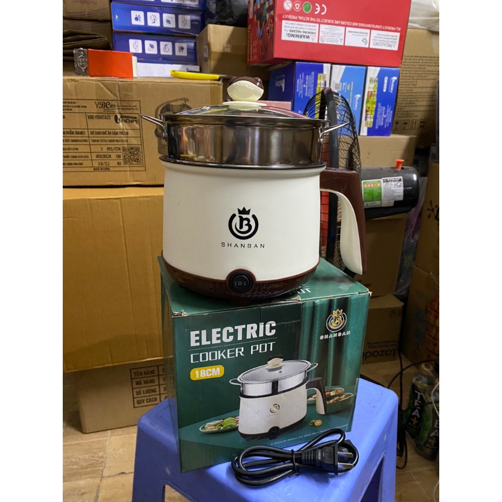 NỒI ĐA NĂNG 1,8L SHANBAN CÓ XỬNG HẤP | Shopee Việt Nam