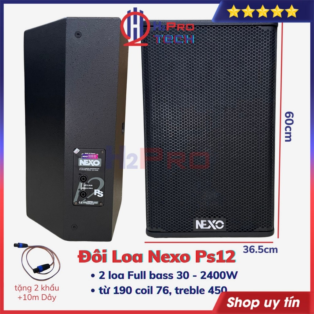 Loa Full 30 Nexo PS12 2400W Cao Cấp (Giá 2 Cái) Từ 190 Coil 76 - Treble 450, Loa Bass 30 Karaoke ...